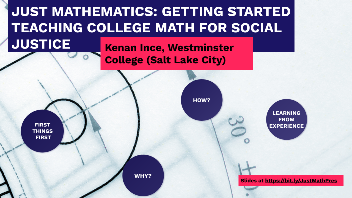 JUST MATHEMATICS: GETTING STARTED TEACHING COLLEGE MATH FOR SOCIAL ...