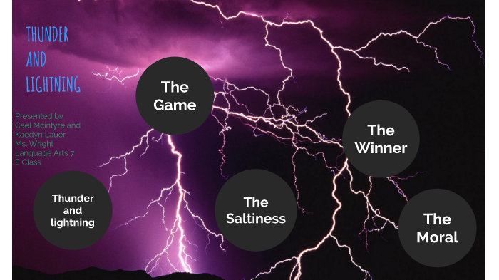 Lightning and Thunder by KAEDYN Lauer on Prezi