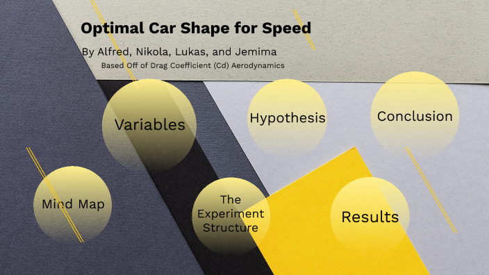 What is the best shape for optimal speed in a car? by Nikola ...