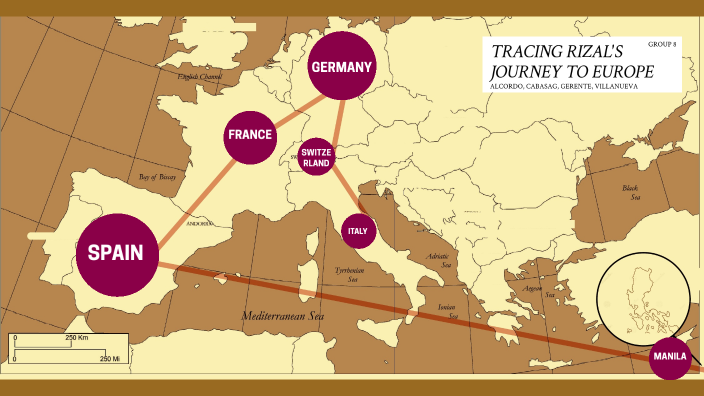 GROUP 8_ TRACING RIZALS JOURNEY TO EUROPE by Jericho Joseph Cabasag on ...