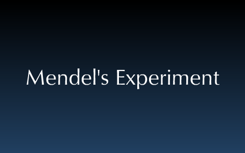 Mendel's Experiment by noah smith on Prezi