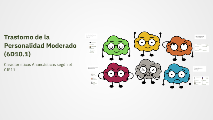 Trastorno de la Personalidad Moderado (6D10.1) by Lic. Isaura Batista ...
