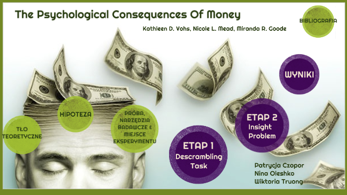 The Psychological Consequences Of Money by Wiktoria Truong on Prezi
