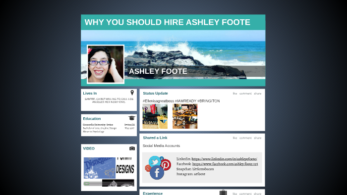 WHY YOU SHOULD HIRE ASHLEY FOOTE by Ashley Foote on Prezi