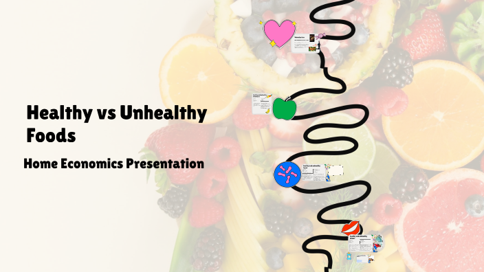 Healthy vs Unhealthy Foods by Declan Warren on Prezi
