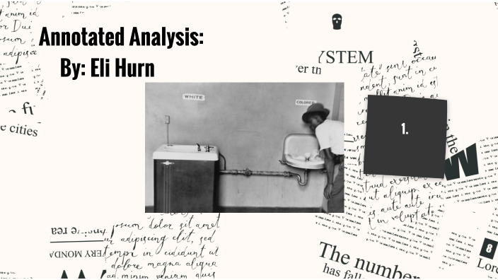 Annotated Visual Analysis by on Prezi