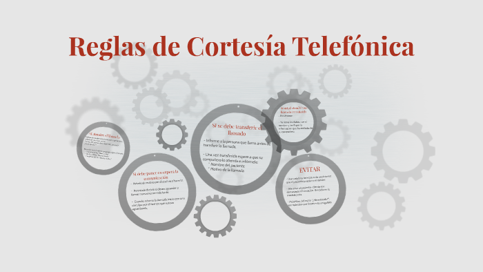 4a - Reglas de Cortesía Telefónica by Emilia Rivarola on Prezi