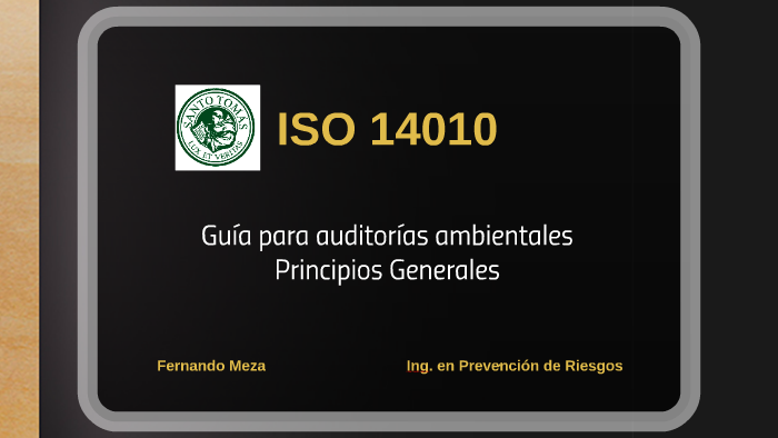 ISO 14010 by Fernando Meza on Prezi