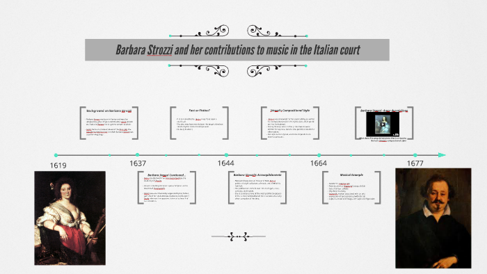 Barbara Strozzi and her contributions to music by Kalyn Hamm on Prezi
