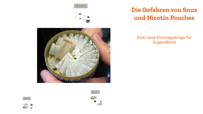 Die Gefahren von Snus und Nicotin Pouches by Fabian Ottitsch on Prezi