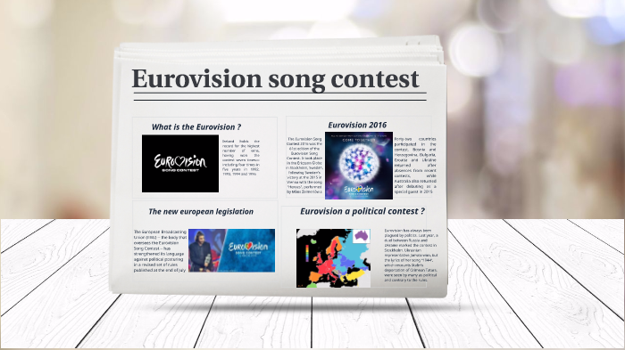 Eurovision presentation by Alexandre Lienhard on Prezi