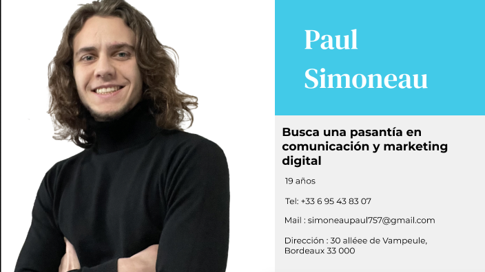 CV espagnol by Paul Simoneau on Prezi