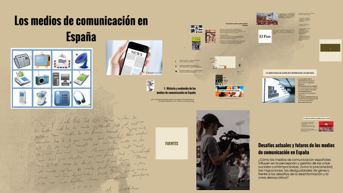 Los medios de comunicación en España by hiba mofdi on Prezi