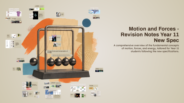 Motion and Forces - Revision Notes Year 11 New Spec by luke mulholland ...