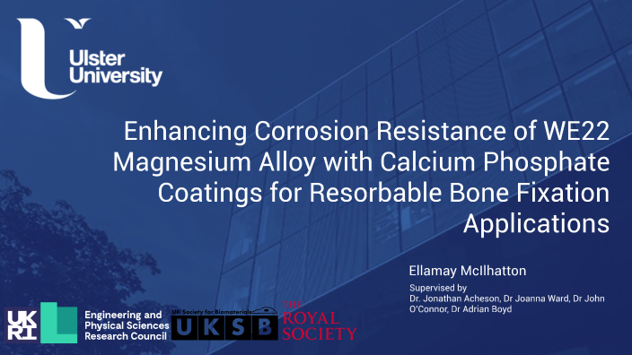 Calcium Phosphate Coated WE22 Magnesium Alloy For Resorbable Bone ...