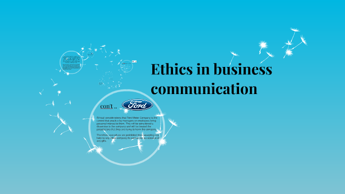 Ethics in business communication by Nojoud abdulaziz on Prezi