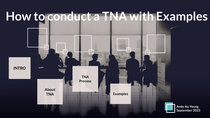 How to conduct a TNA with examples by Andy AY on Prezi
