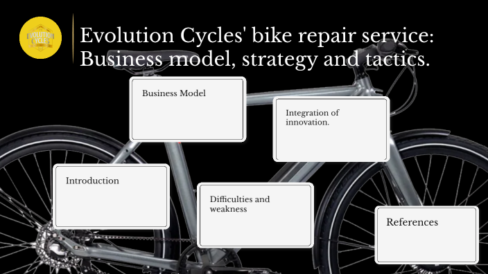 Evolution Cycles business model, strategy and tactics. by Alma Yasbeth ...