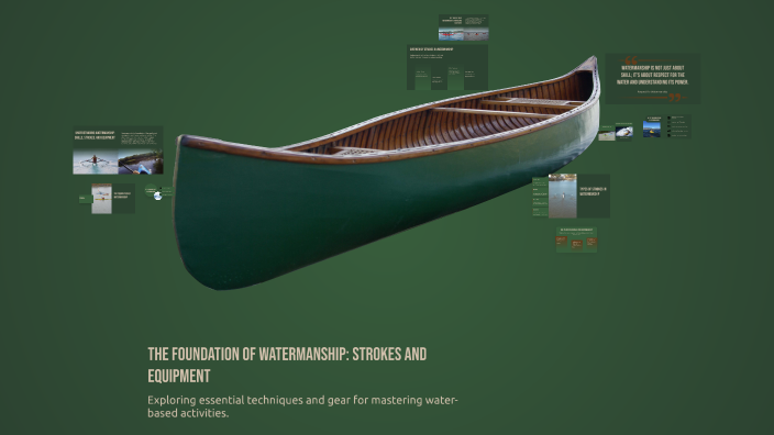 The Foundation of Watermanship: Strokes and Equipment by Mer Torres on ...