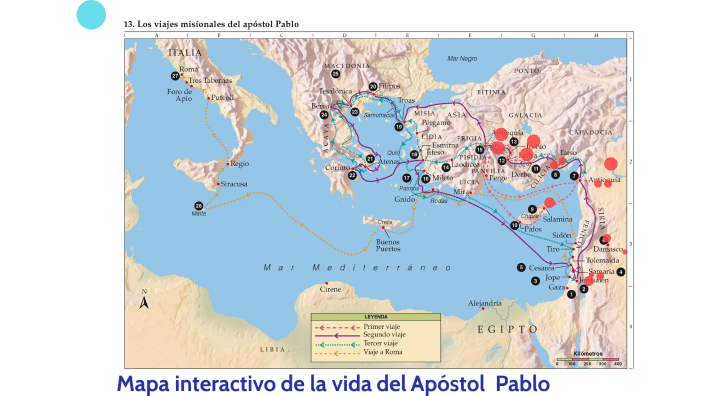Mapa interactivo de la vida del Apóstol Pablo by Luis Escobar on Prezi