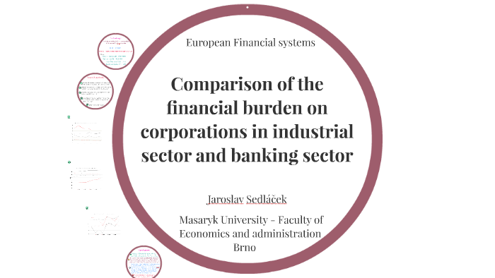 Comparison of the financial burden on corporations by Jaroslav Sedlacek ...