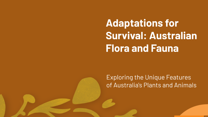 Adaptations for Survival: Australian Flora and Fauna by Zahra Paea on Prezi