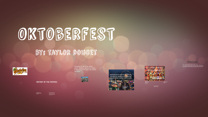 Oktoberfest is one of the worlds largest festivals. by Taylor Doucet on ...