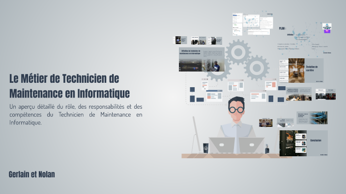 Le Métier de Technicien de Maintenance en Informatique by Gerlain khÖl ...