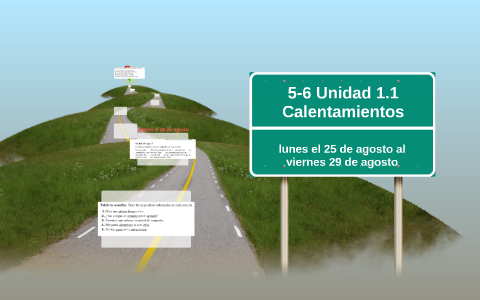 5-6 Unidad 1.1 Calentamientos by Tammi Rivera on Prezi