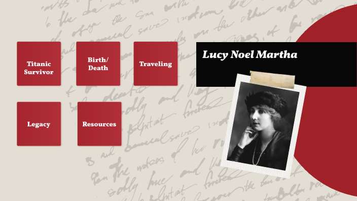 Lucy Noel Martha, Countess of Rothes by Emma Hajovsky on Prezi