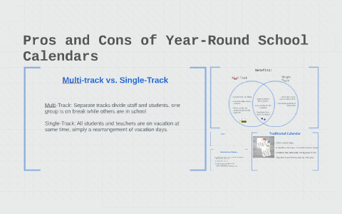 Pros and Cons of Year-Round School Calendars by Katie Reid on Prezi