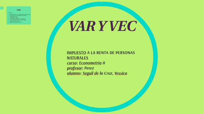 VAR Y VEC by Pamela S on Prezi