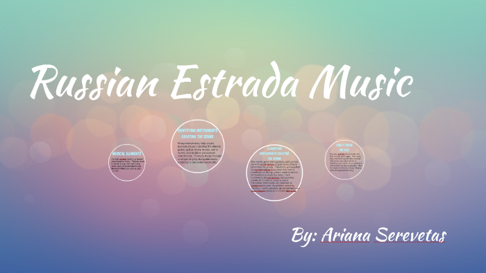 Russian Music Genres by Ariana Serevetas on Prezi