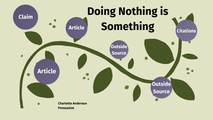 Doing Nothing is Something by Charlotte Anderson on Prezi