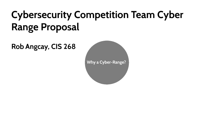 Cyber-Range CIS Systems by Rob Angcay on Prezi Cyber-Range CIS Systems by Rob Angcay on Prezi