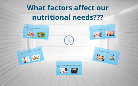 What factors affect our nutritional needs??? by Sharon Farrell on Prezi