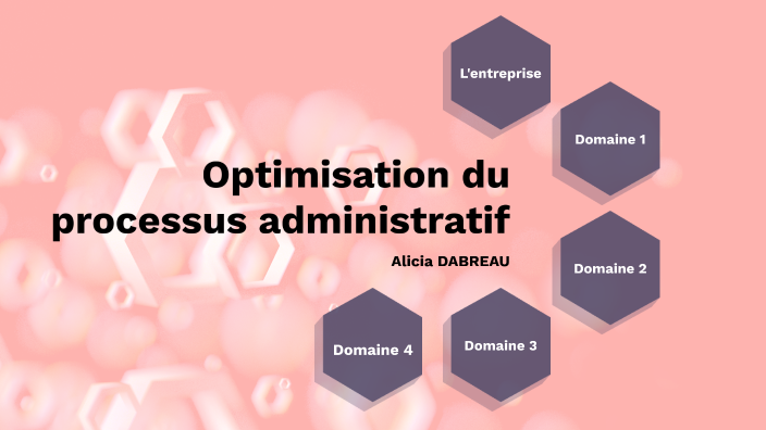 Optimisation du processus administratif by Alicia Dabreau on Prezi