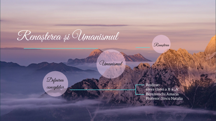Renașterea și Umanismul by Amaria B on Prezi
