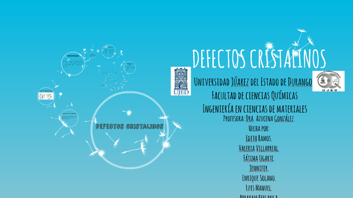 DEFECTOS CRISTALINOS by edith ramos on Prezi