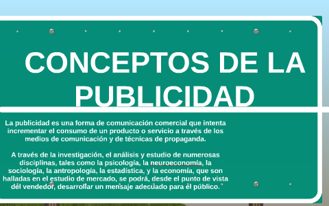 CONCEPTOS DE LA PUBLICIDAD by ALTM HBMB on Prezi
