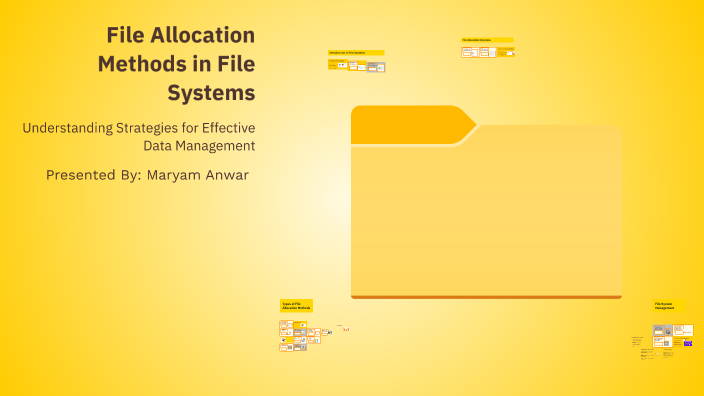 File Allocation Methods in File Systems by Maryam Anwar_110 on Prezi
