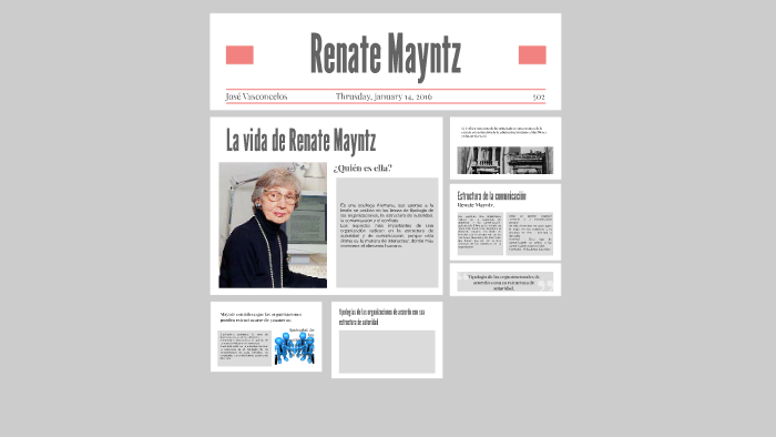 Renate Mayntz by Liz Rodriguez on Prezi
