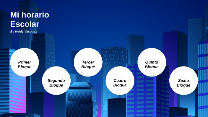 Mi horario escolar by Keidy Vasquez Munguia on Prezi