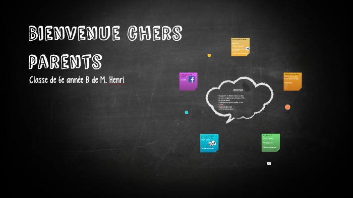 Bienvenue chers parents by Henri Poitras