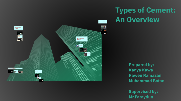 Types of Cement: An Overview by Roj Saman on Prezi