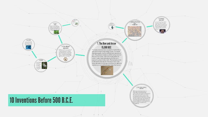 Top 10 inventions prior to 500 B.C.E. by John Cane on Prezi