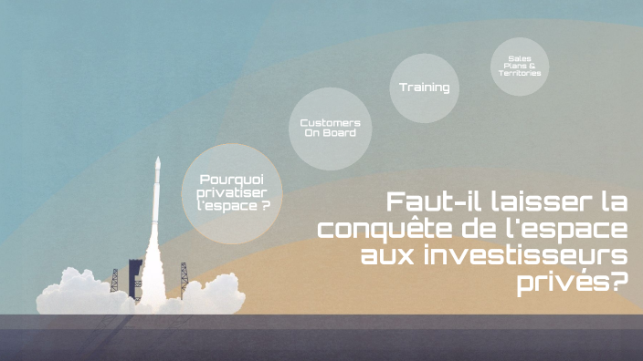 Faut-il laisser la conquête de l'espace aux investisseurs privés ? by ...