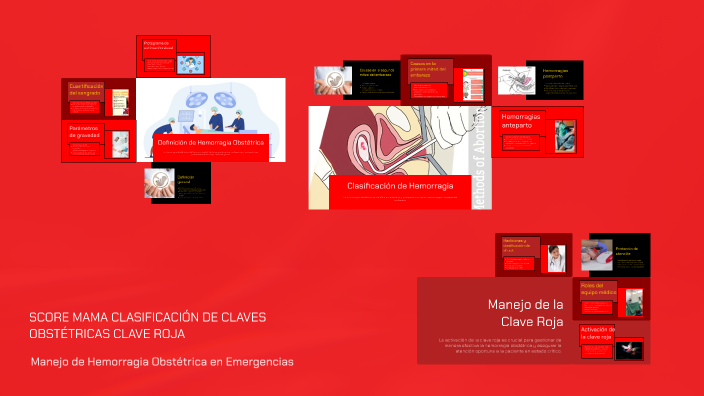 SCORE MAMA CLASIFICACIÓN DE CLAVES OBSTÉTRICAS CLAVE ROJA by Miguel ...