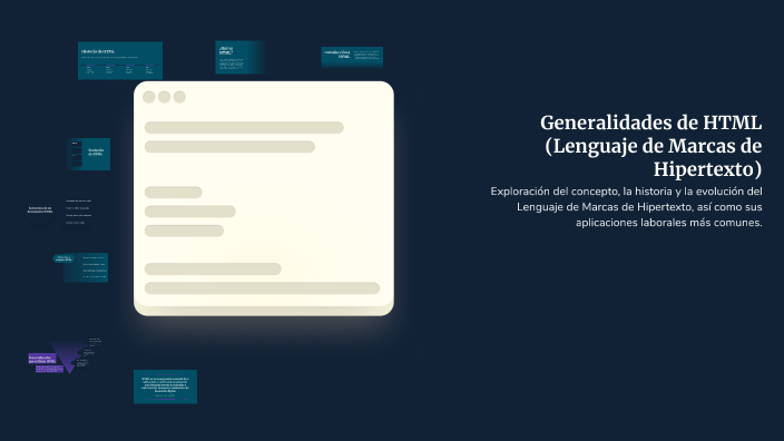 Generalidades de HTML (Lenguaje de Marcas de Hipertexto) by iu xfdd on ...