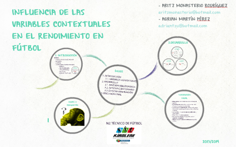 INFLUENCIA DE LAS VARIABLES CONTEXTUALES by Aritz Monasterio Rodriguez ...